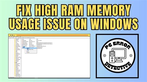 How To Fix High Ram Memory Usage Issue On Windows 10 Resolve Now