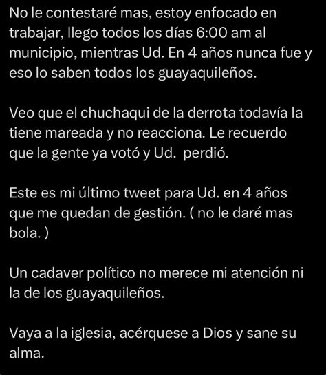 Radio Pichincha On Twitter Atenci N Alcalde De Guayaquil