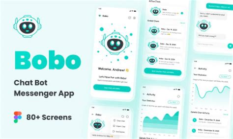 Figma Bobo Chat Messenger App Ui Kit Ui Free