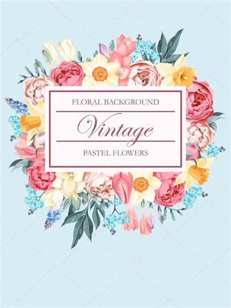 Shabby Chic Vector Background Stock Vector Image By Greylilac 105777652