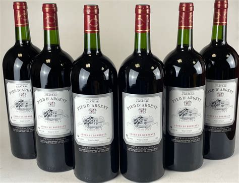 2019 Château Pied d Argent Bordeaux 6 Magnums 1 5L Catawiki