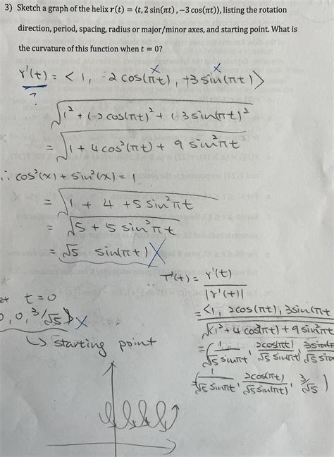 [solved] 3 sketch a graph of the helix r t t 2 sin nt 3 course hero
