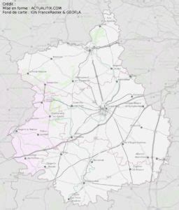 Carte de l Eure et Loir Eure et Loir carte département 28 ville