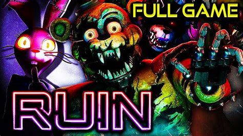 FNAF Security Breach RUIN DLC Full Game Walkthrough No Commentary