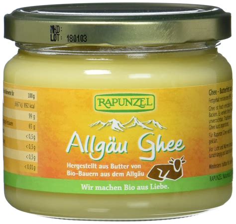 Rapunzel Allgäu Ghee 250 g Amazon de Lebensmittel Getränke