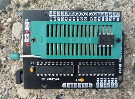 parallel flash programmer shield preview electronics forum circuits projects and