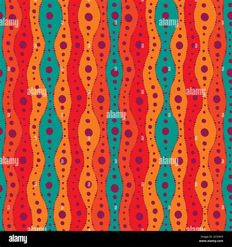 Patron De Ondas Anaranjadas Im Genes Vectoriales De Stock Alamy