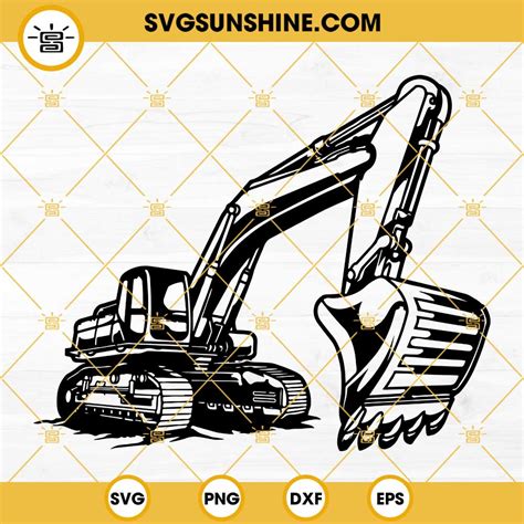 Excavator Vector Clipart