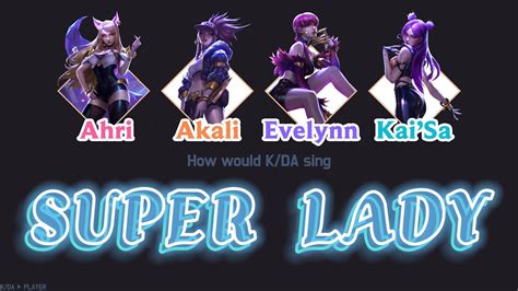 Ai Cover Line Distribution How Would K Da Sing Super Lady By G I
