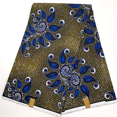 49 0US 6 Yards Mitex Wax Print African Fabrics Kitenge Pagnes