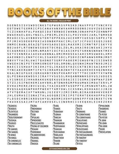 Sopa De Letras Sopa De Letras Libros De La Biblia Antiguo Y Nuevo Testamento Artofit