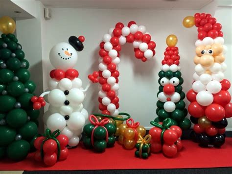 Asombrosas Decoraciones Navideñas Para Fiestas Con Globos