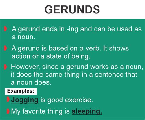 Examples Of Gerunds Javatpoint