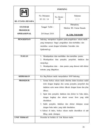 Indexing Doc