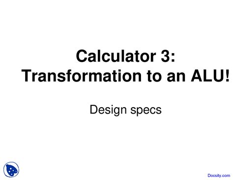 transformation functional verification lecture slides docsity