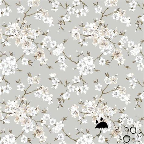 Toile Imperm Able Fleur Japon Tissu Enduit Imprim Au M Tre