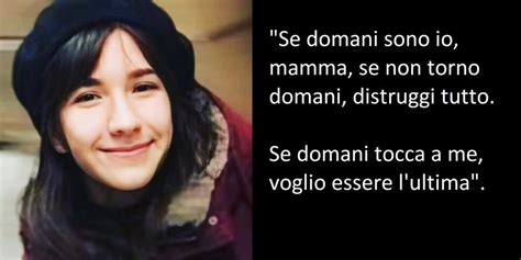 La Morte Di Giulia Cecchettin Se Domani Non Torno Voglio Essere L