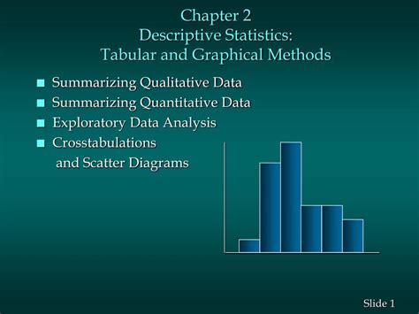 Ppt Chapter Descriptive Statistics Tabular And Graphical Methods