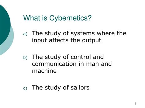 ppt an introduction to cybernetics powerpoint presentation free download id 35730