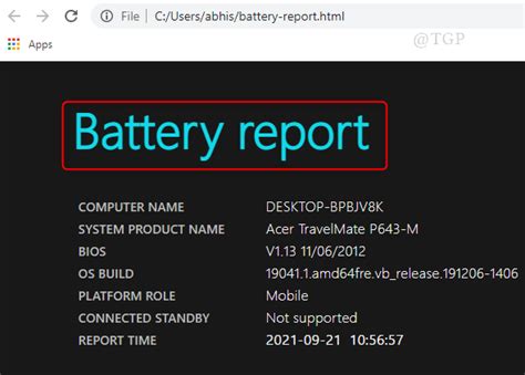 How To Check Your Laptop Battery Health On Windows 11