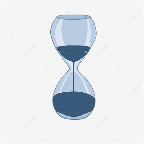 Blue Hourglass Clipart Vector Blue Glass Hourglass Clipart Hourglass