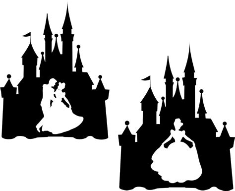 Cinderella Castle Silhouette Png