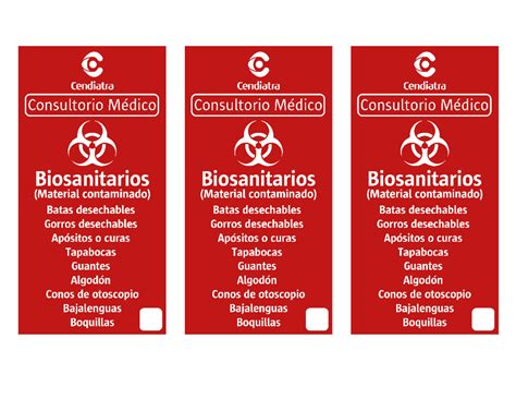 Rotulos para Canecas Riesgos Biológicos Studocu