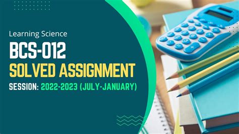 bcs 012 solved assignment 2022 2023 july january ignou bca mca pgdca youtube