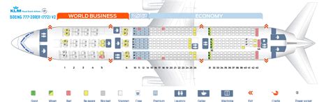 Seat Map Boeing 777 200 KLM Best Seats In The Plane