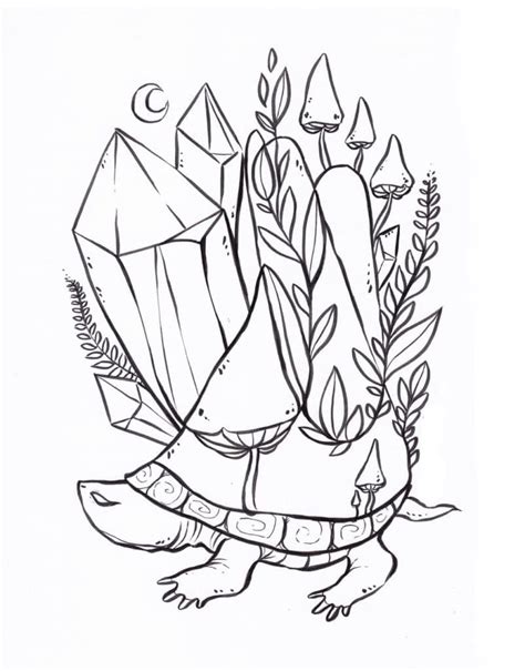 Cartoon And Movie Characters Aesthetics Coloring Page Free Printable
