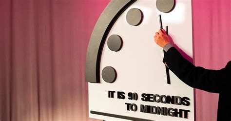 Doomsday Clock Set At 90 Seconds To Midnight