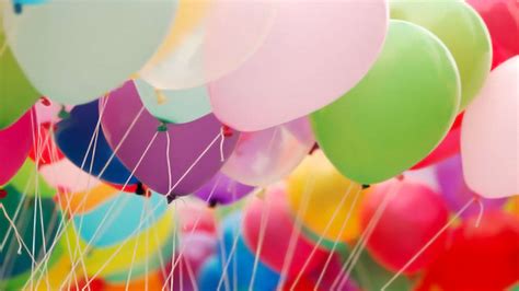 Birthday Balloons Background