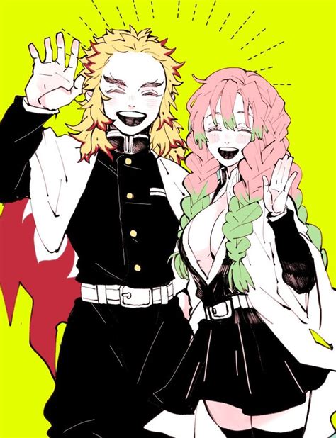 Save Follow Kyojuro Rengoku Mitsuri Kanroji Demon Slayer