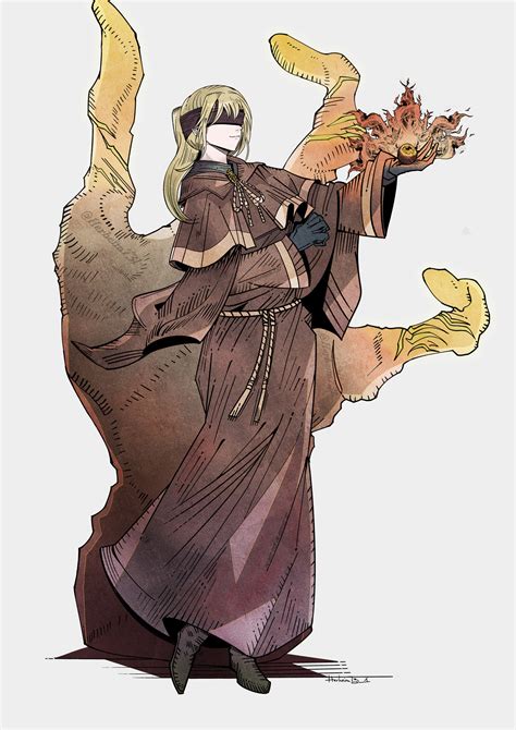 Finger Maiden Hyetta And Three Fingers Elden Ring Drawn By Herheim