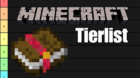 Minecraft Enchanted Book Tierlist YouTube