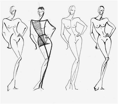 Resultado De Imagen De Dibujo Esquematico Figurin Fashion Illustration