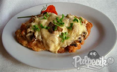 Filet z kurczaka z pieczarkami i serem żółtym Pulpecik pl Twój