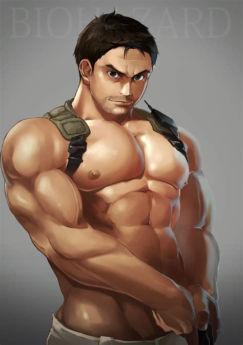 Chris Redfield Resident Evil And More Drawn By Yamalu Danbooru