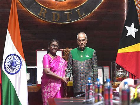 Delhi Dili Ties President Murmu Timor Leste Counterpart Jose Ramos