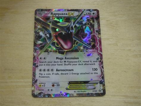 Pokemon TCG Rayquaza EX XY Black Star Promos XY69 Holo Promo Values MAVIN