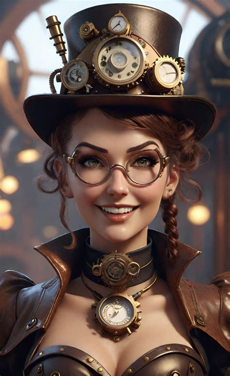 Steampunk Babe Lingerie 3d Hd By Rebelsfantasyworld On Deviantart