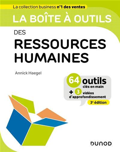 La Boîte à outils des Ressources Humaines 3ème édition broché