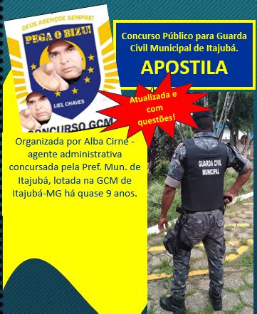 APOSTILA PARA CONCURSO DA GUARDA CIVIL MUNICIPAL DE ITAJUBÁ MG ALBA