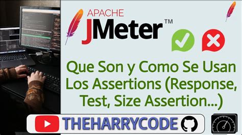 curso apache jmeter que son y como se usan los assertions response test size assertion