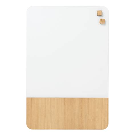 40 X 60 Cm Glas Hvid Egefiner Magnetisk Tavle Glastavler NAGA A S