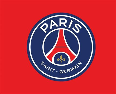 Psg Club Logo Symbol Ligue 1 Football French Abstract Design Vector