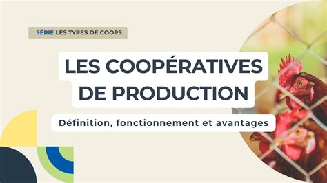Coopérative de producteurtrices Définition fonctionnement et