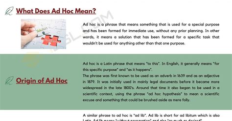 ad hoc what does ad hoc mean with easy examples 7esl