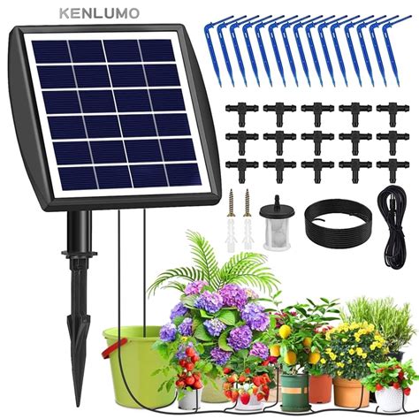 Kit D irrigation Goutte à Goutte Automatique énergie Solaire Système D