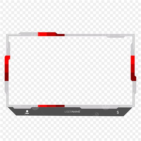 Twitch Live Streaming Overlay Png Picture Twitch Streaming Overlay Red